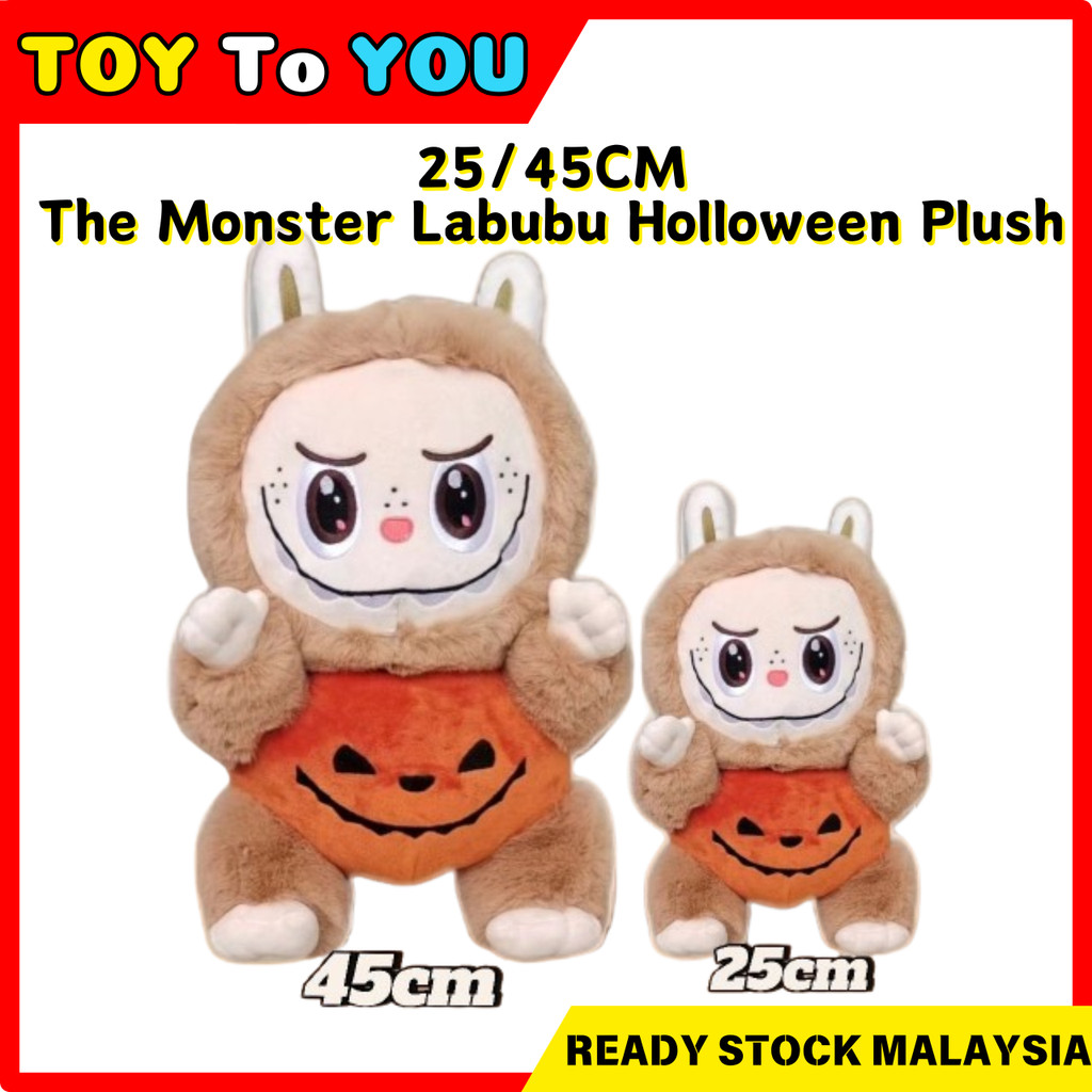25/45CM The Monster Labubu Holloween Plush Toy Labubu Doll Set Labubu ...