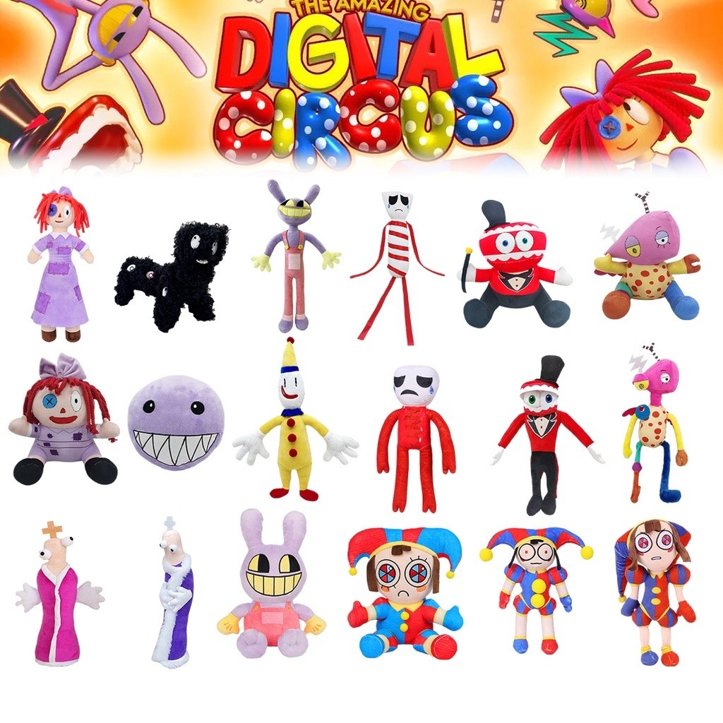 30cm The Amazing Digital Plushie Toy Circus Circus Animation Christmas ...