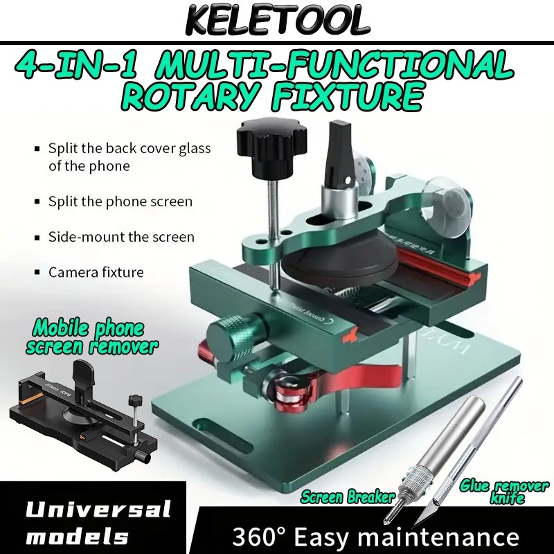 4IN1 rotating multi-purpose fixture no disassembly fixture screen ...