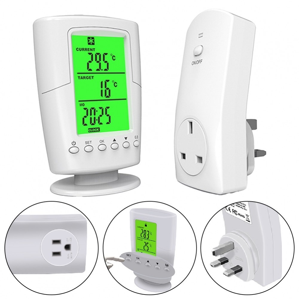 Wired And Wireless Thermostat Timer Switch For Efficient Temperature Control Shopee Malaysia
