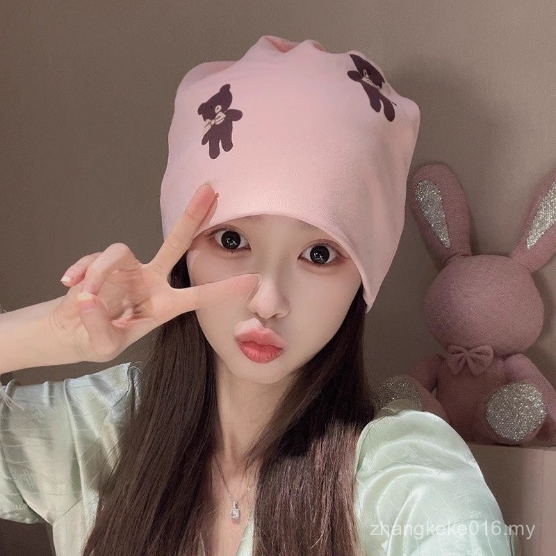 Influencer Postpartum Confinement Hat Big Head Circumference Spring ...