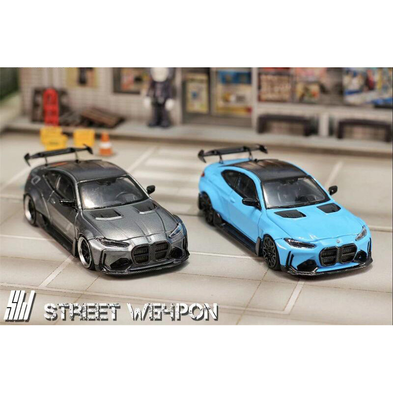 SW 1:64 G82 M4 ADRO BODY KIT Grey/Blue Diecast Model Car | Shopee Malaysia