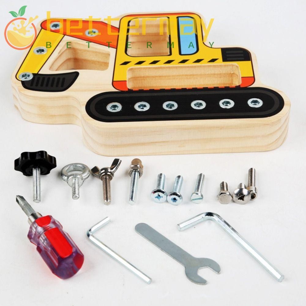 BETTER-MAYSHOW Kids Pretend Play Toys, Fine Motor Training Screw ...