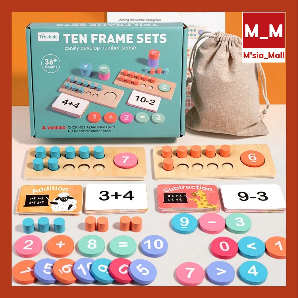 Mathematics Toys Counting Toys Number Math Toys bahan bantu mengajar ...