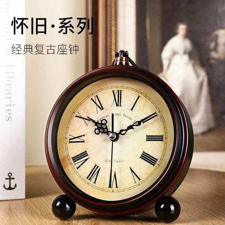 Small Small Alarm Clock Desktop Desktop Clock Ornaments Desk Clock ...