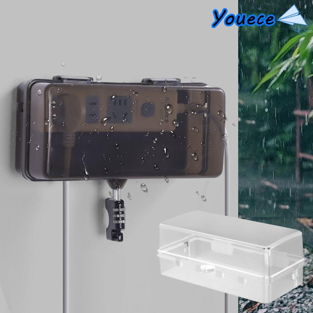 YOUECE Plug Box, Anti-theft Plastic Extension Lead Cover, Portable ...