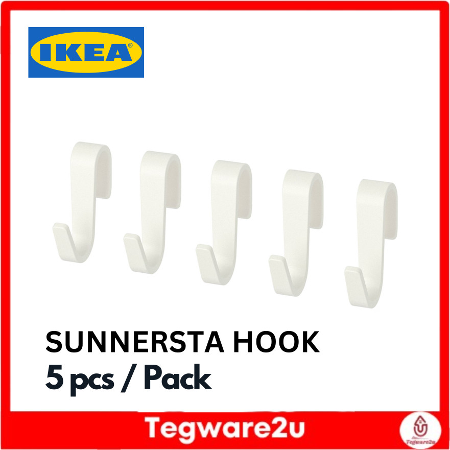 SUNNERSTA ABS Plastic Hook, white Penyangkut Barang Tempat Gantung ...