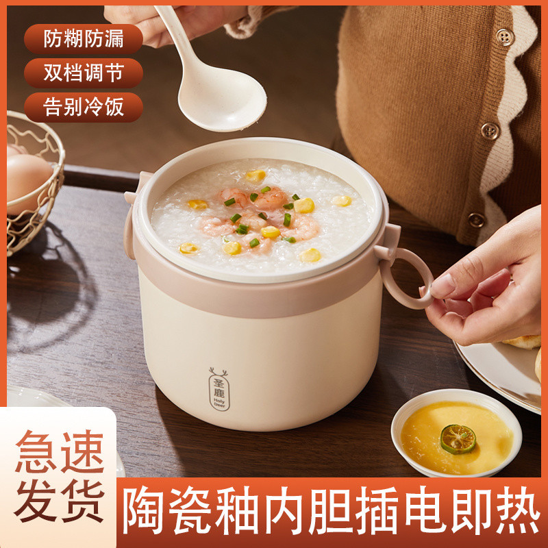 Multifunctional Mini Rice Cooker Office Worker Heated Rice Box Can Cook ...