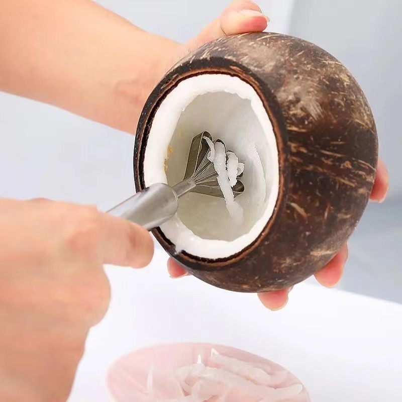 Coconut Meat Extractor Stainless Steel Shredded Coconut Digging Coconut ...
