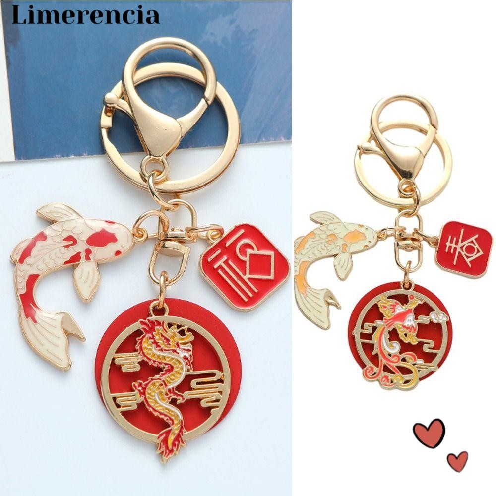 LIMERENCIA Key Holder, Dragon Chinese Dragon Couple Pendant, Cartoon ...
