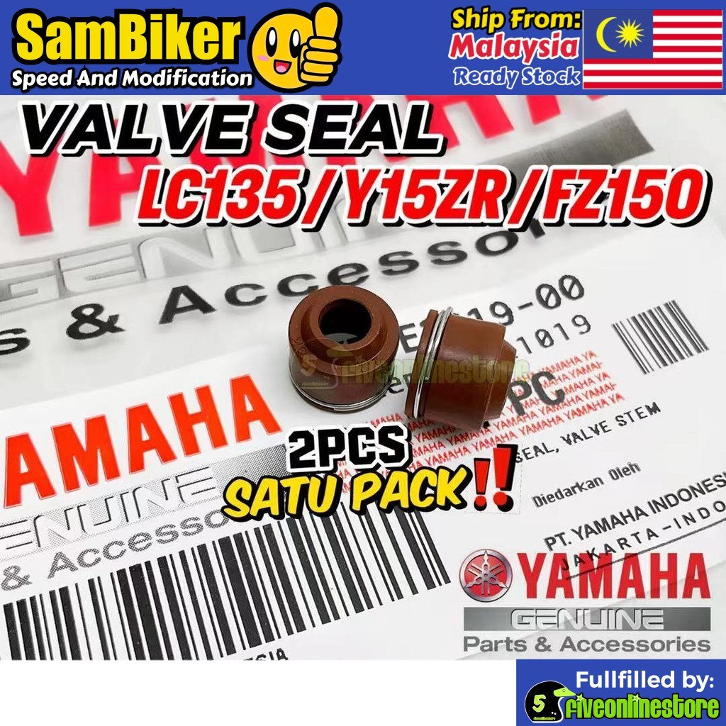 (1 SET) YAMAHA Racing Valve Seal Stem LC135 V1 V2 V3 V4 V5 V6 V7 Y15ZR Y15 FZ150 5YP-E2219-00 ...