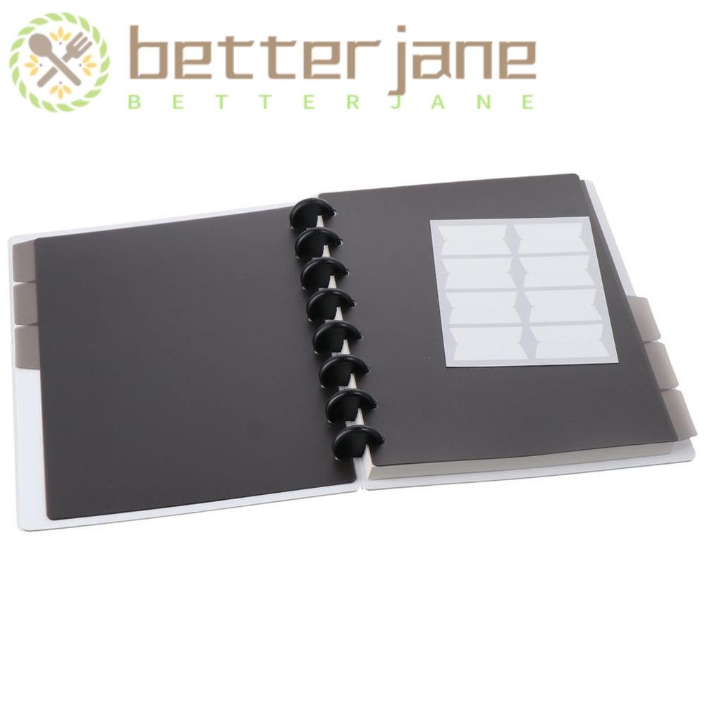 BETTER-JANE Discbound Notebook, Ruled 6 Binder Disc Planner, Refillable ...