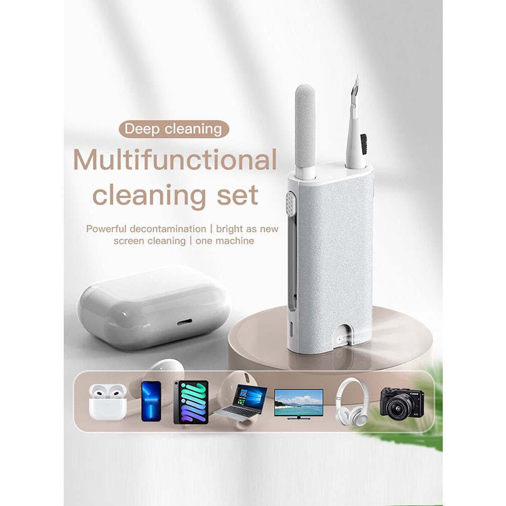 5 in 1 Cleaner Kit Multifunctional Earbuds Cleaning Pen Dust Removal ...