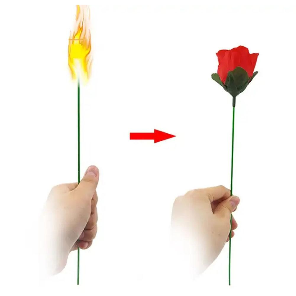 Torch To Rose Stage Magic Tricks Magic Rose Flower Prop For Stage ...
