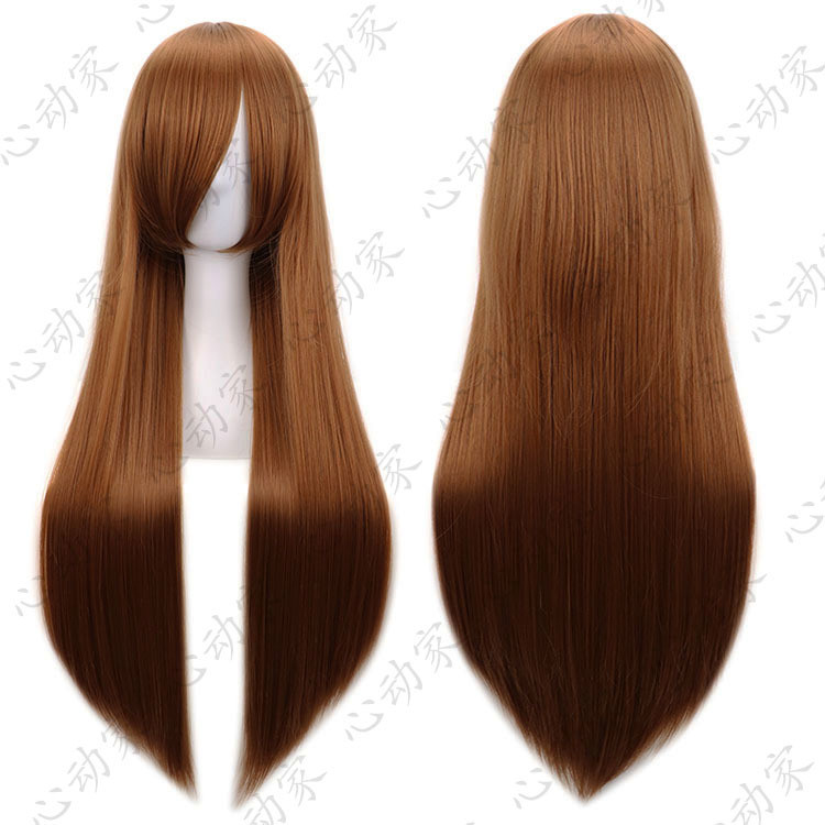 Mao Niang bentuk memperbaiki wajah cos pelbagai guna warna rambut palsu ...