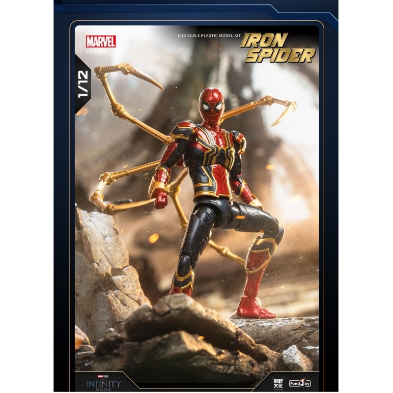 Fondjoy 1/12 Scale Infinity Saga Iron Spider Plastic Model Kit model ...