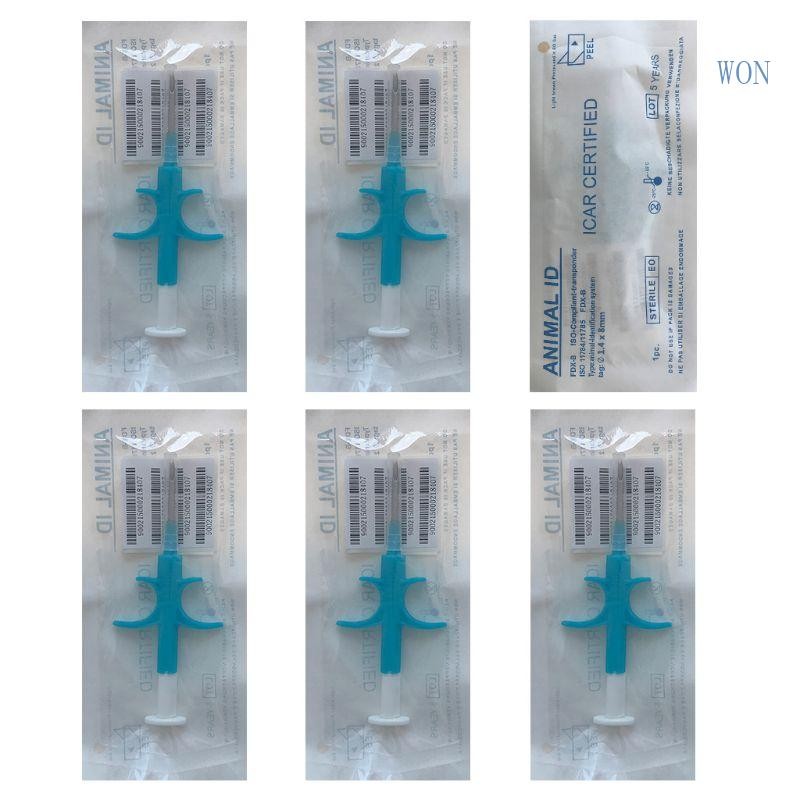 WON 6 bag set New Animal Identity Certified Chip Implantable ...