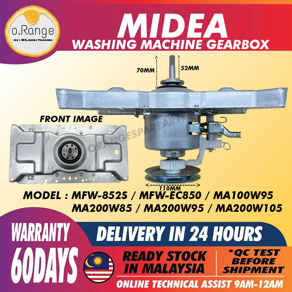 MFW-852S MFW-EC850 MA100W95 MA200W85 MA200W95 MA200W105 MIDEA WASHING ...