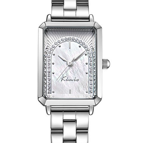 Kimio 6649 Simple Trendy Retro Quartz Watch Steel Band Waterproof ...