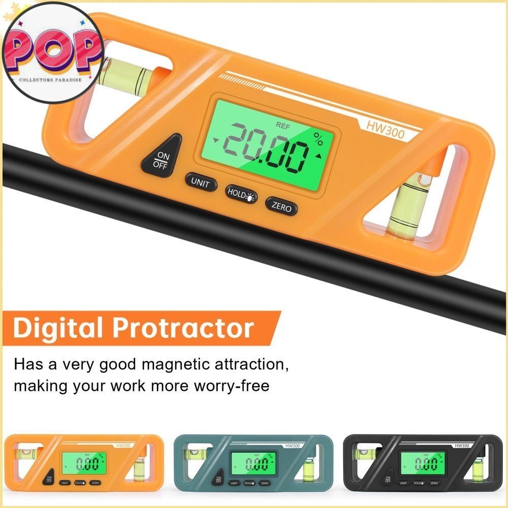 POP 2 Modes Magnetic Digital Angle Meter Absolute Relative Measurement ...