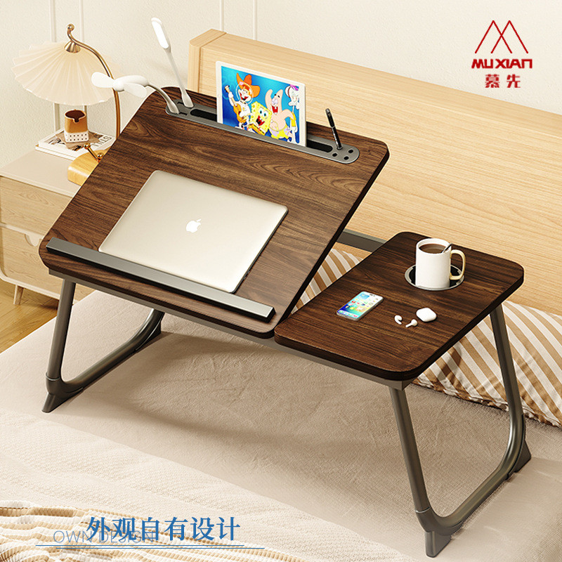 HY Lift Foldable Bed Small Table Dormitory Study Table Household ...