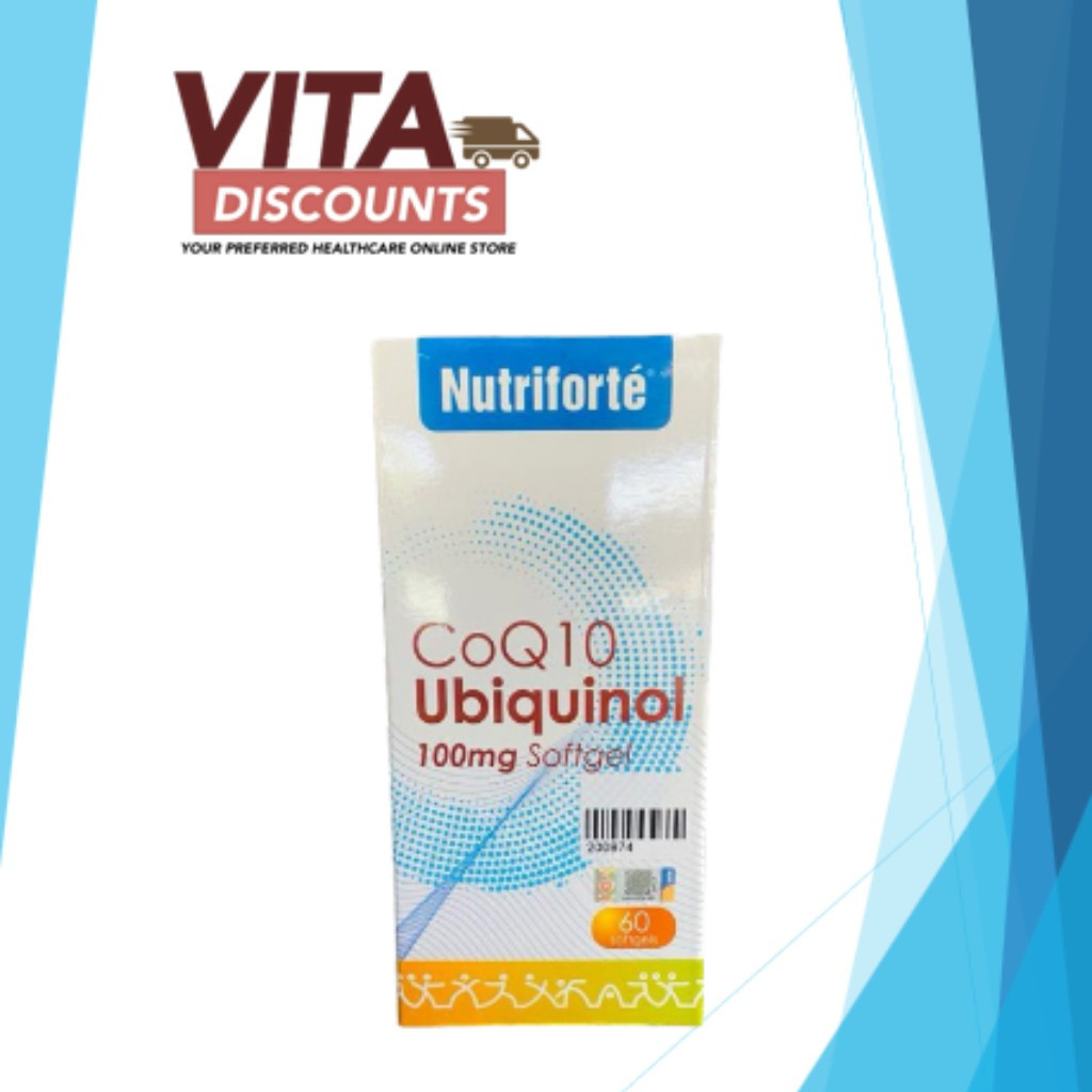 NUTRIFORTE COQ10 UBIQUINOL 100MG SGELS 60S | Shopee Malaysia