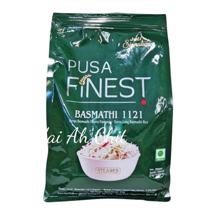 JATI Signature PUSA FINEST BASMATHI Rice 1121 2kg | Shopee Malaysia