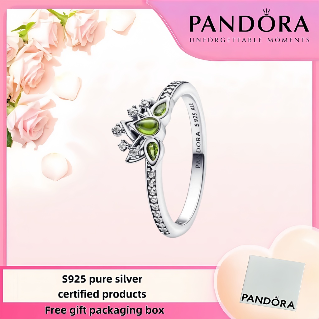 Popular PANDORA 100% S925 sterling silver jewelry Disney Princess Tiana ...