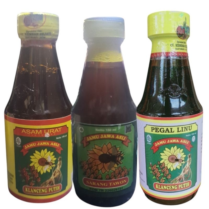 Minumanan jamu Jawa Asli kemasan botol 150ml | Shopee Malaysia