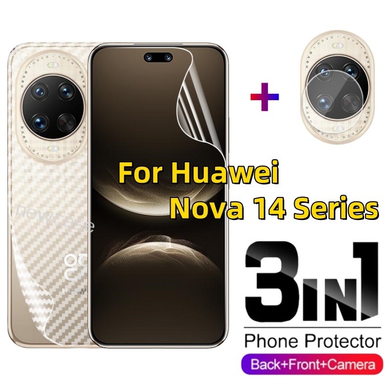 3in1 Front Back Full Cover Protection Tpu Hydrogel Film For Huawei nova 14 Ultra Pro 5G 2025 ...