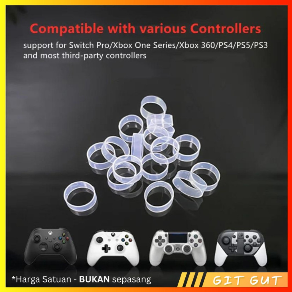 Analog Ring Silicone Rubber Anti Drift Silicone PS4 PS5 Xbox Controller ...