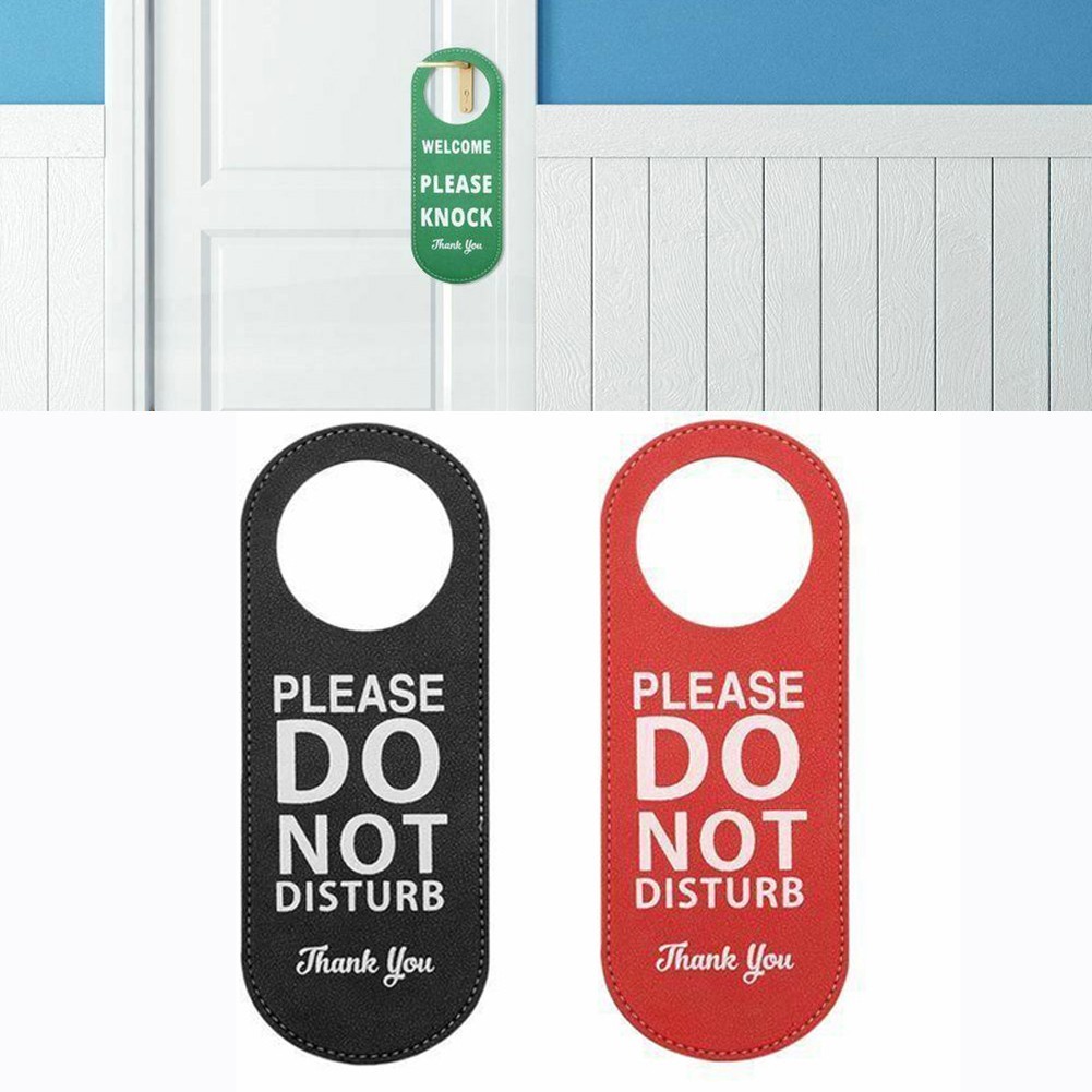 [LUMY] Do Not Disturb Please Knock Signs Door Knobs Meeting Room Door ...