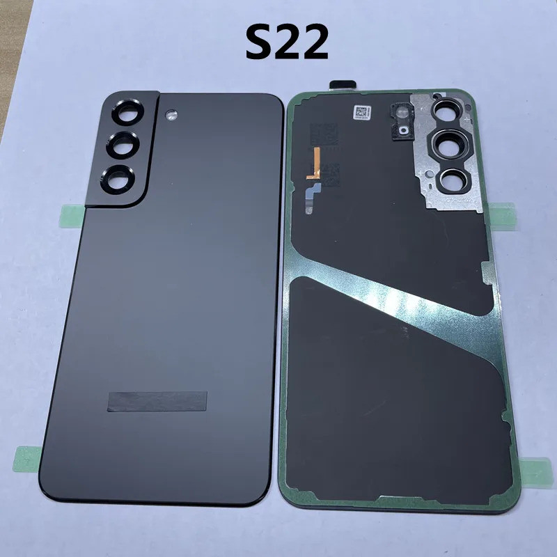 S22 Back Glass Replacement For Samsung Galaxy S22 SM-S901B Battery Rear ...