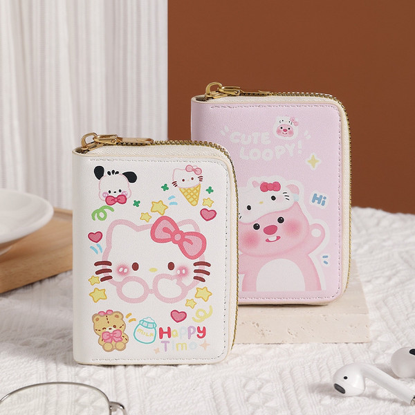 wallet woman small cute dompet perempuan Leqisavin Cute Pachia Dog ...
