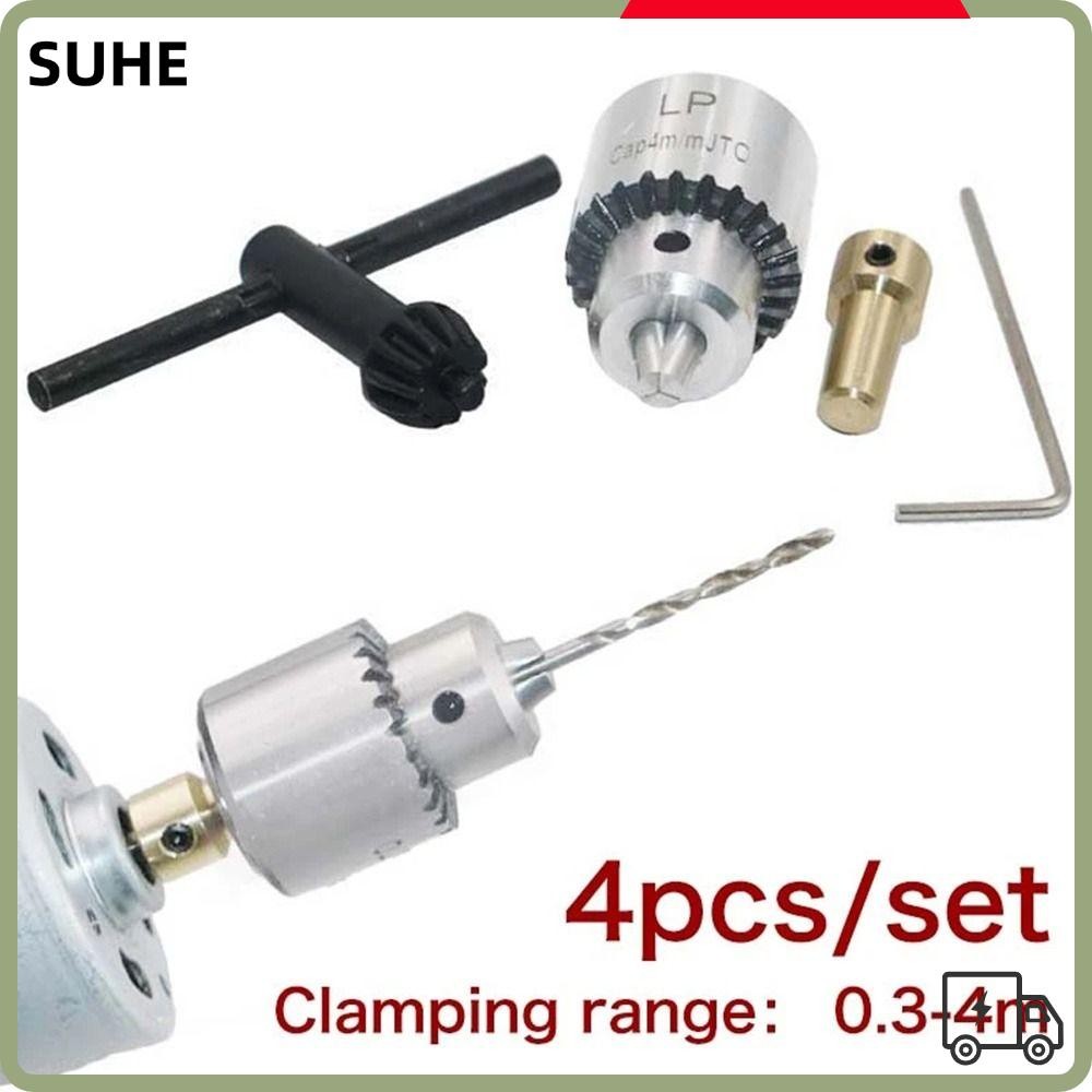 LUCKY-SUHE Micro Motor Clamping Mini 3.17mm Brass Electric Motor Shaft ...