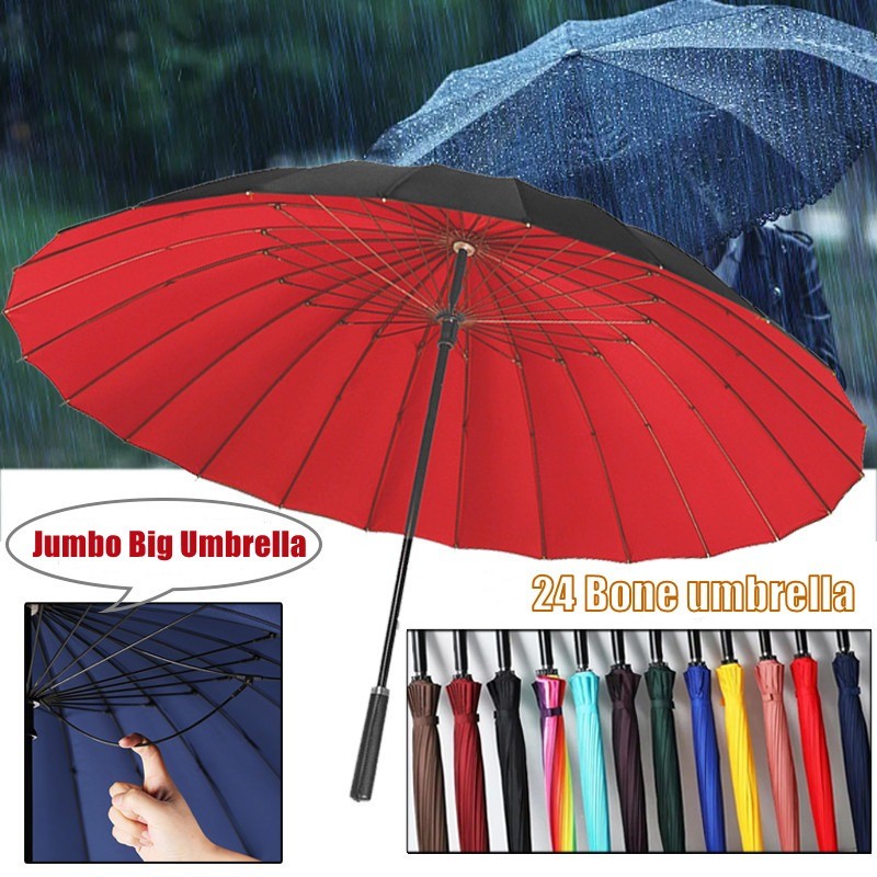 Large Jumbo Big Umbrella Windproof and Waterproof Large Sun and Rain 24 ...