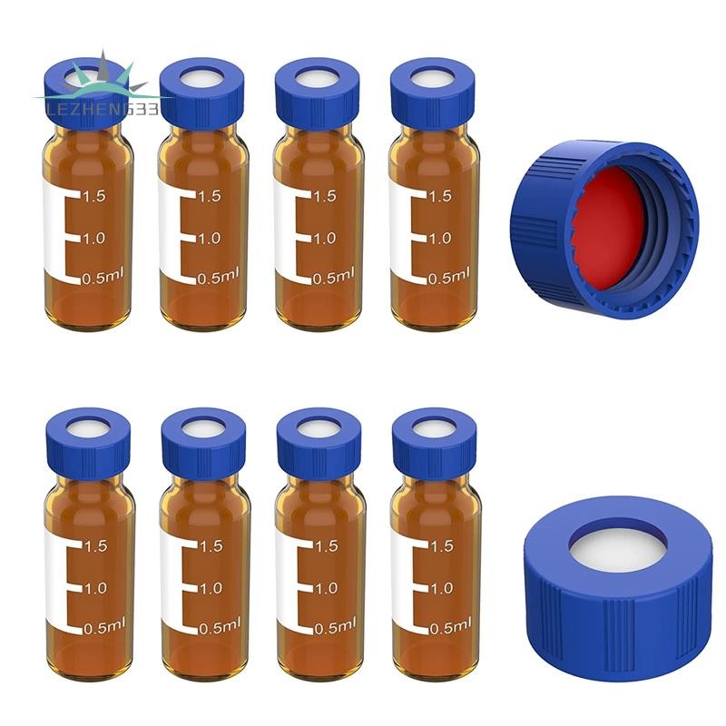 2ML Autosampler Vials Pack Of 100 - HPLC Vials 9-425 Vials with Blue Screw Caps | Shopee Malaysia