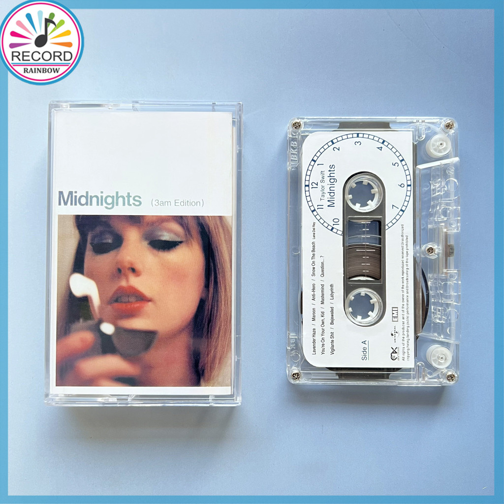 Taylor Swift Midnights 3 Am Edition Cassette Tape Brand New [Sealed] Original | Shopee Malaysia