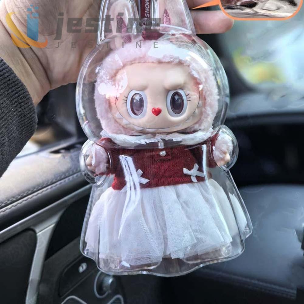 JESTINE Milan Labubu Storage Bag, Peadant Dustproof Skirt Labubu ...