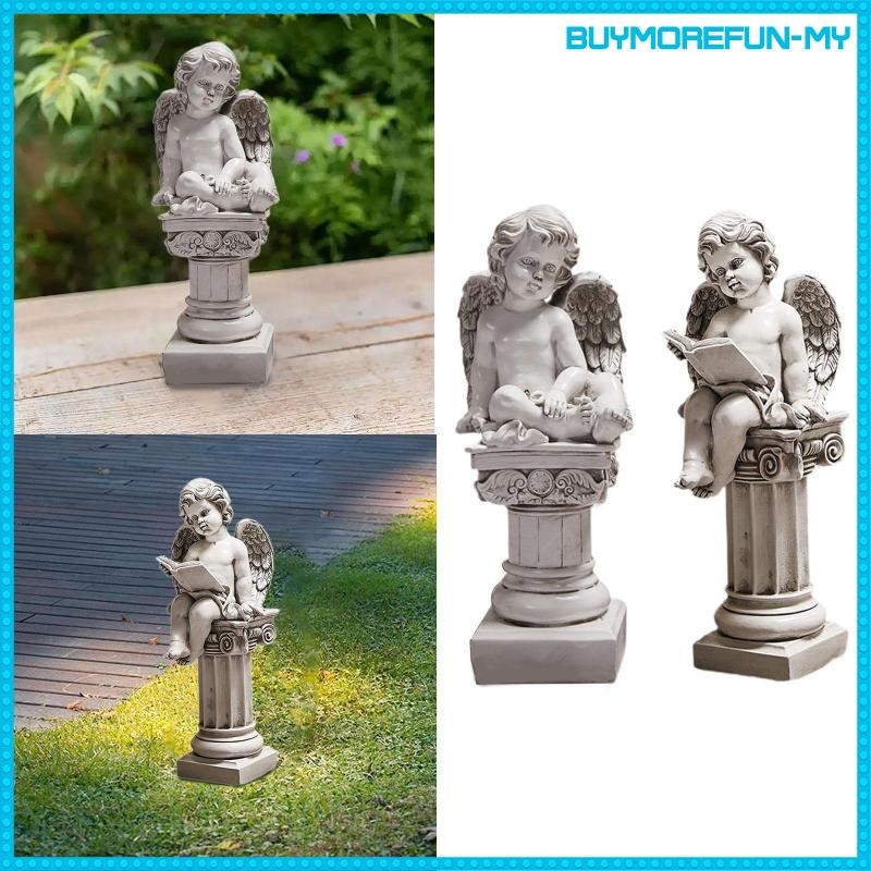 [BuymorefunMY] Angel Statue Indoor Outdoor Decoration Vintage with ...