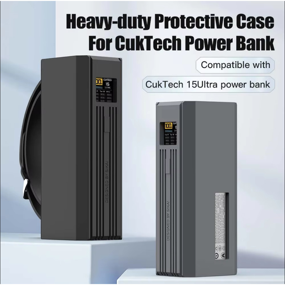 Silicone Case for CUKTECH No.15 Ultra Power Bank TF Sim Card Pin Needle ...