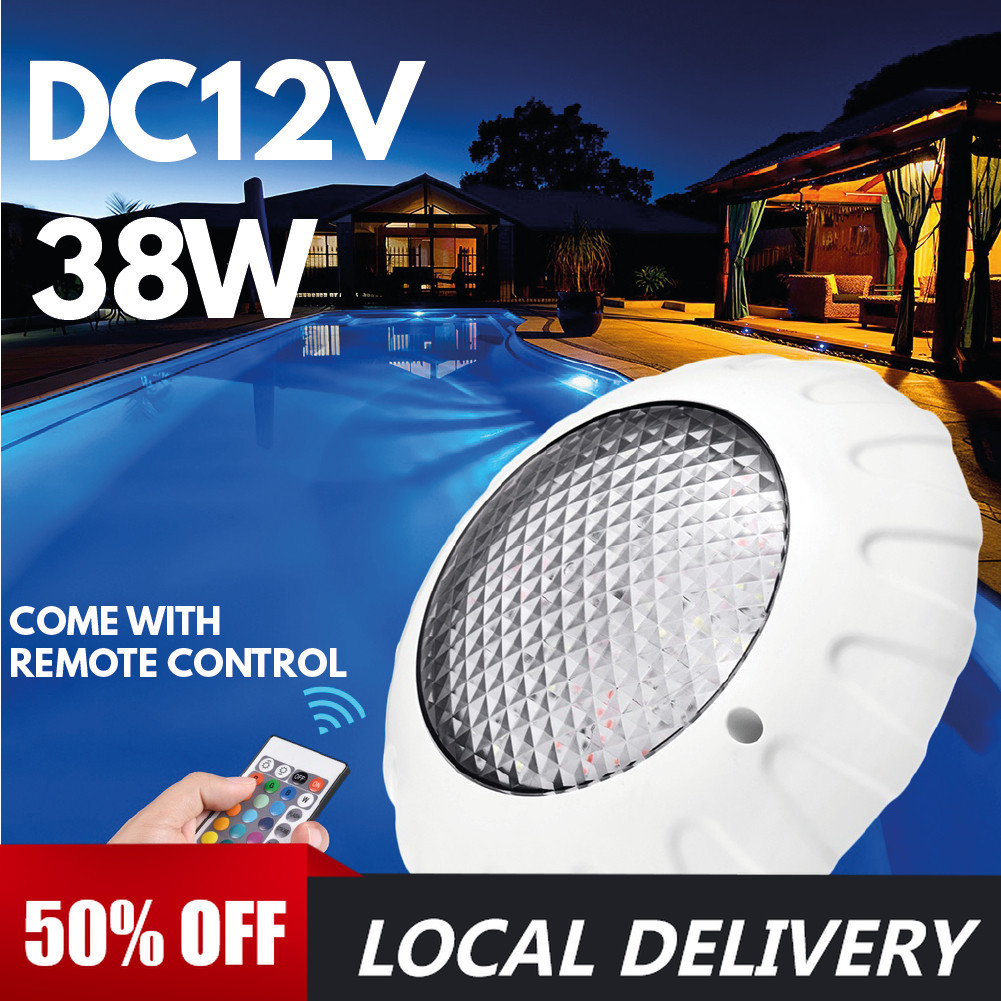 Swimming Pool RGB Light Color Changing DC12V IP68 Waterproof Pond Light ...
