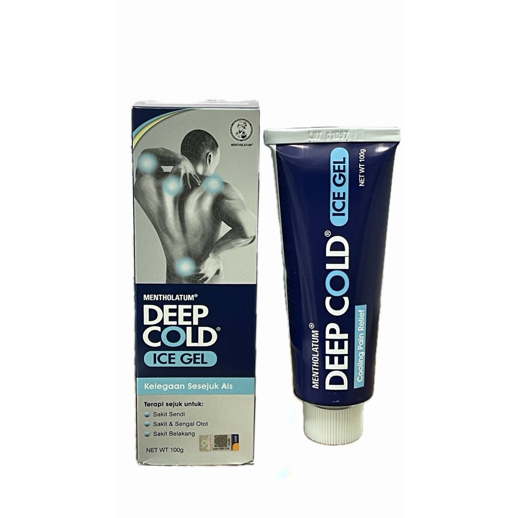 MENTHOLATUM DEEP COLD ICE GEL PAIN RELIEF 100G (EXP:05/2027) | Shopee ...
