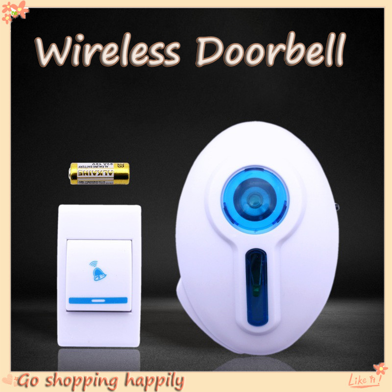 Wireless Doorbell Intelligent Electronic Waterproof Doorbell Wireless ...