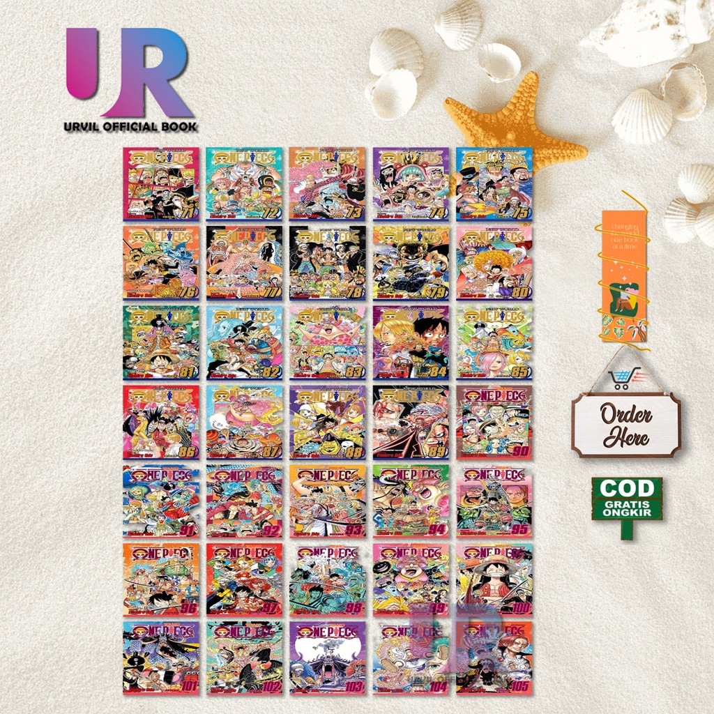 One Piece Vol. 51-100 - Eiichiro Oda (English + Indonesia) | Shopee ...