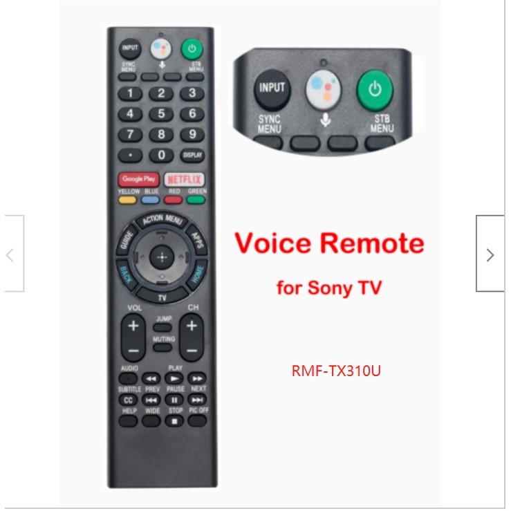 Sony Bluetooh Voice Magic Remote Control Replace For Sony RMF-TX310U ...
