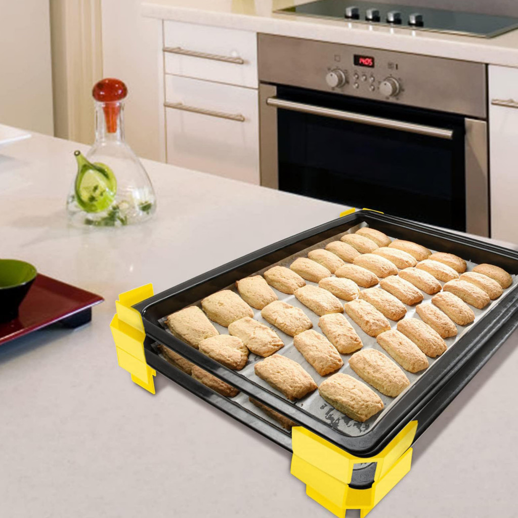 moreorders| Heavy-duty Tray Clips Stable Design Tray Stacker 12/16pcs ...