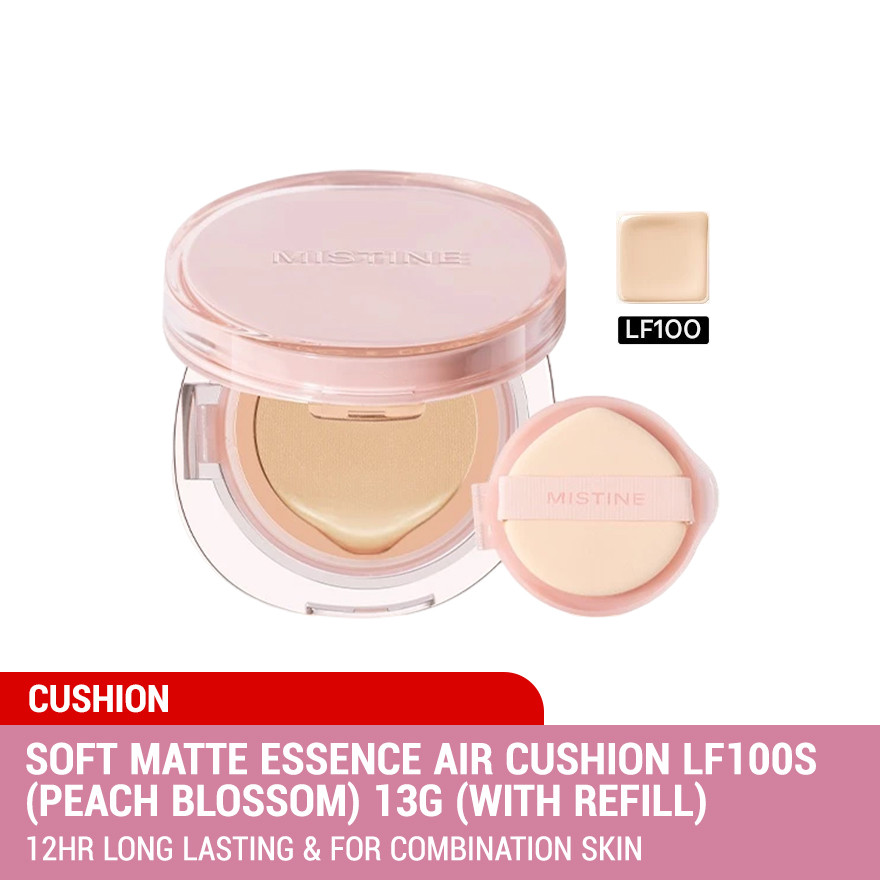 MISTINE Soft Matte Essence Air Cushion LF100S (Peach Blsm) | Shopee ...