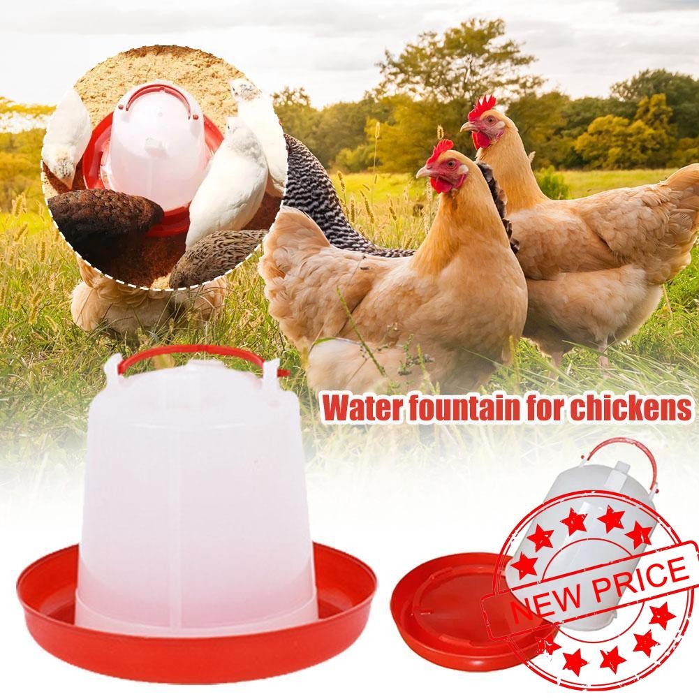 1.5 Kg Automatic Chicken Feeder Drinker Fowl Chicken Dispenser Poultry ...