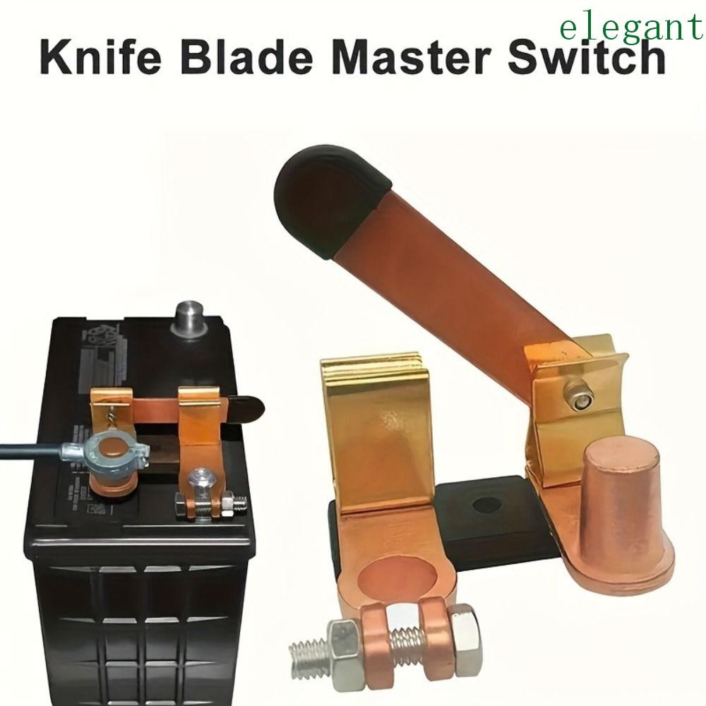 ELEGANT Battery Disconnect Switch, 12V/24V Quick Cut-off Isolator Power ...